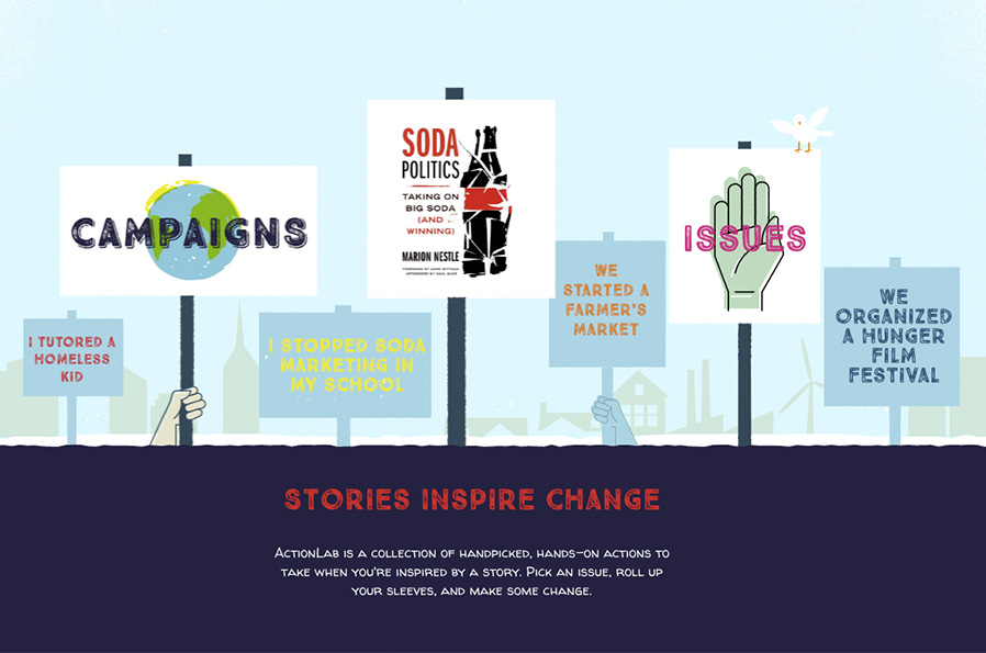 Campaigns - Stories Inspire Change - Actionlab